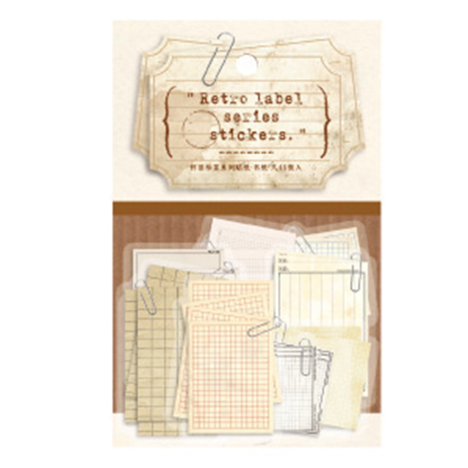 45-Piece Pocket Stickers- Clear Print, Easy to Write, Rich Patterns ...