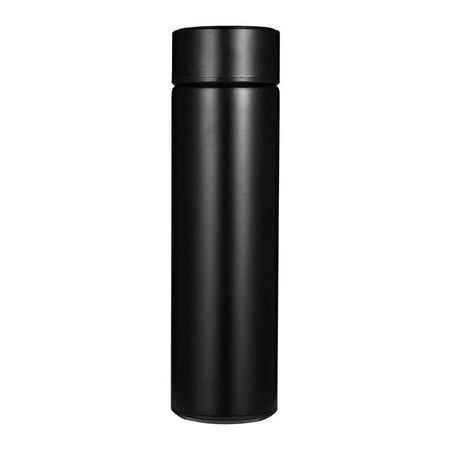 Black, stainless steel constant temperature bottle 500ml, hot water ...