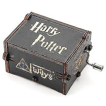 Harry Potter Black Mechanical Wooden Hand Crank Music Box,,aespa ...