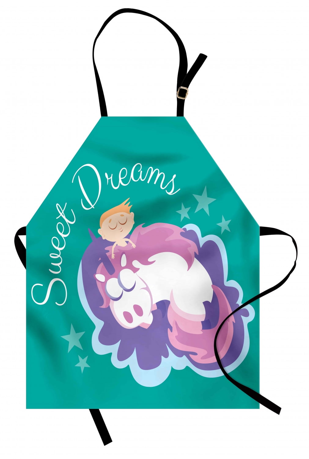 Sweet Dreams Apron Cartoon Fantastic Horse with a Horn Mythical ...