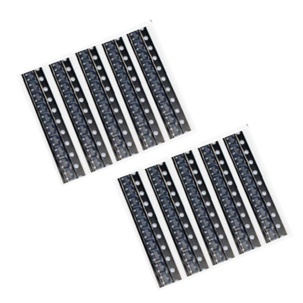100 Unids / pieza Transistor de Triodo SMD SMD9014 (J6) 100ma / 45 V ...