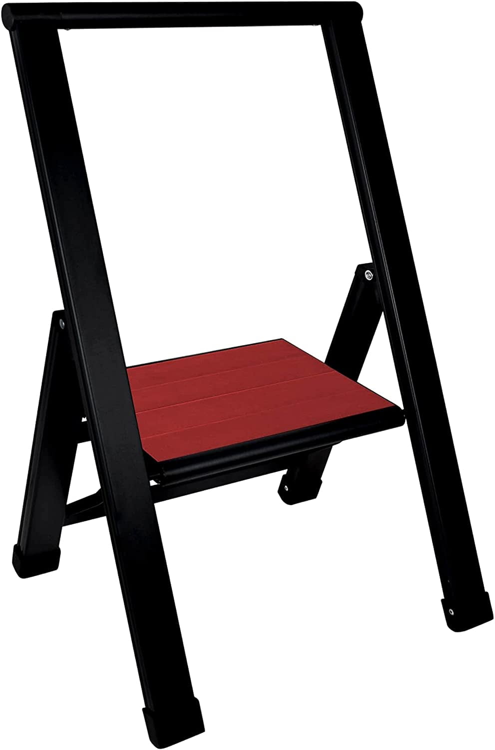 Sorfey 1-Step Folding Step Ladder Aluminum Foldable Step Stool ...