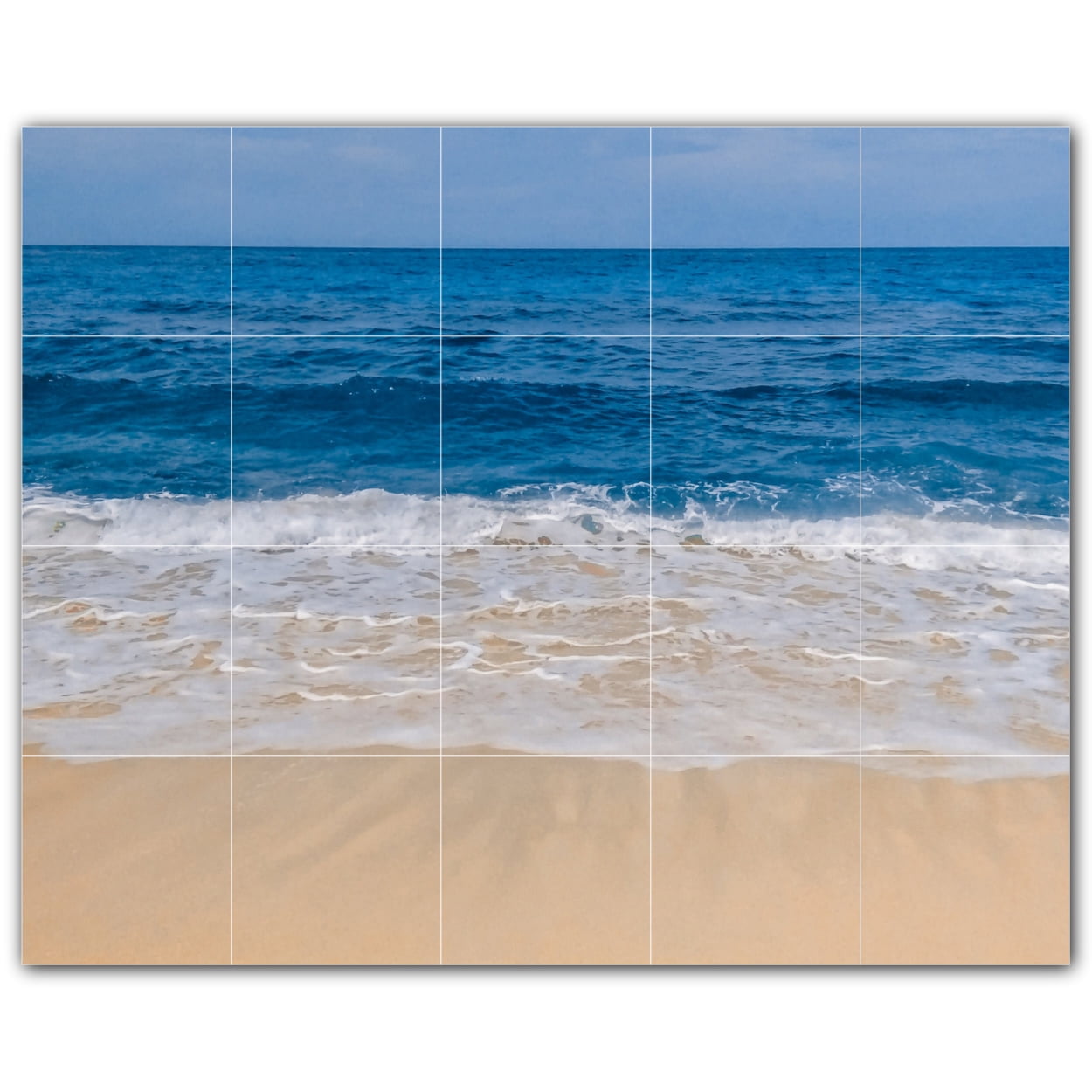 Picture-Tiles.com: Beach Ceramic Tile Wall Mural WAL500068-54XL. 60"W x ...