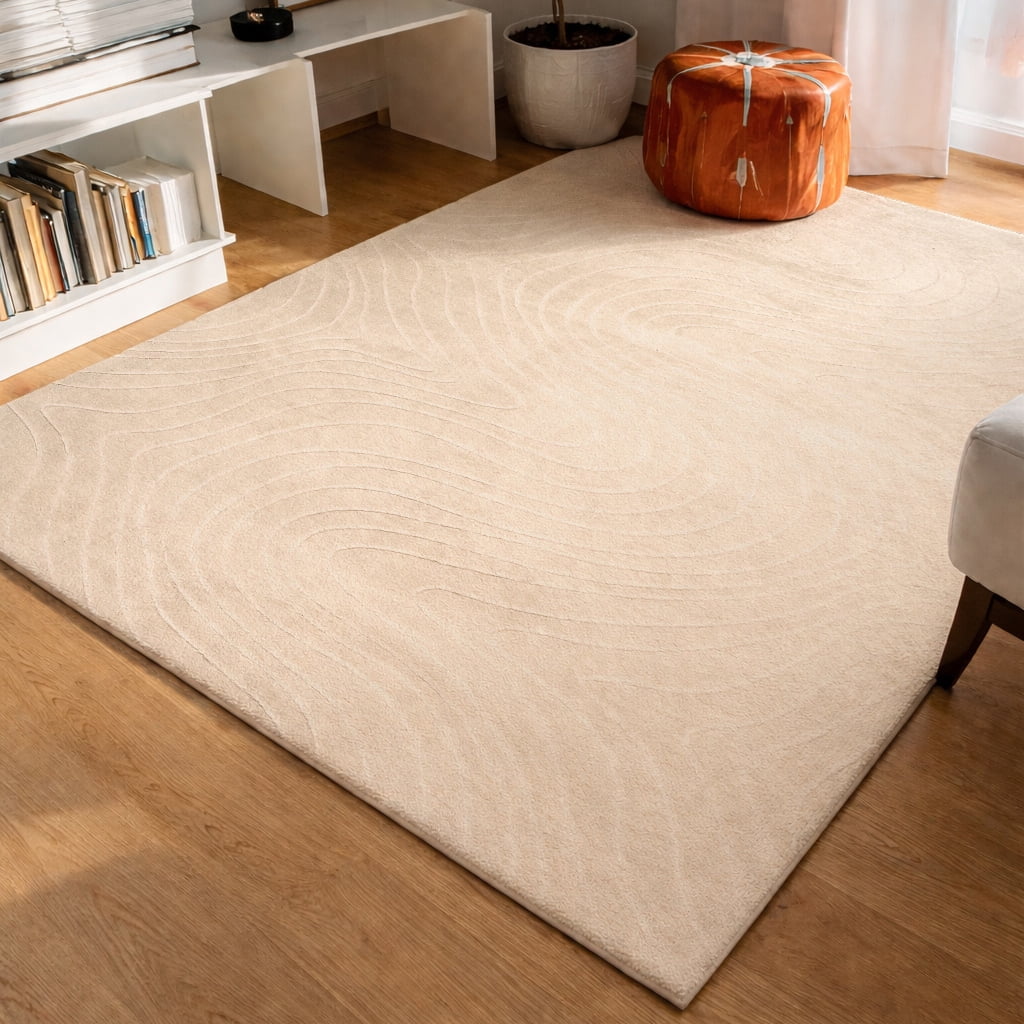 ECARPET Somos Machine Washable Contemporary/Modern Area Rug for Living ...
