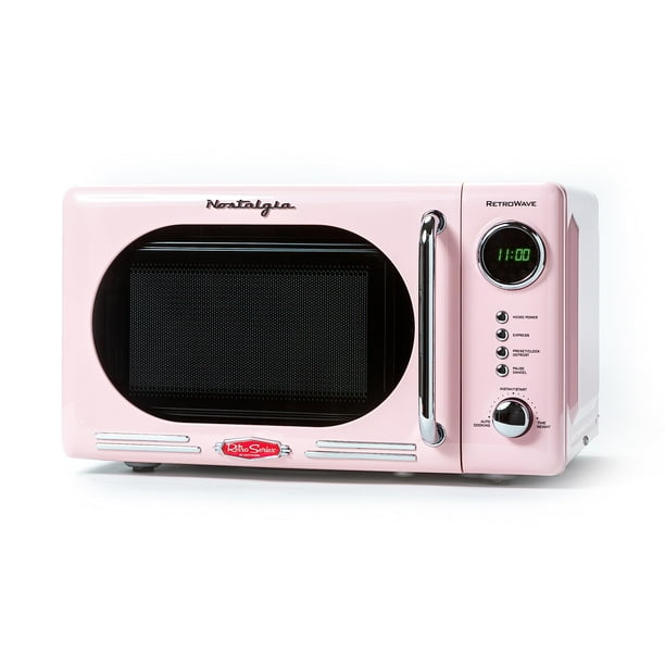 Horno microondas Nostalgia Retro 0.7 Cu Ft 700 W rosa | Walmart en línea