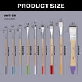 9 Pcs Paint Brushes Set Watercolour Painting Brushes Nylon Hair Paint ...