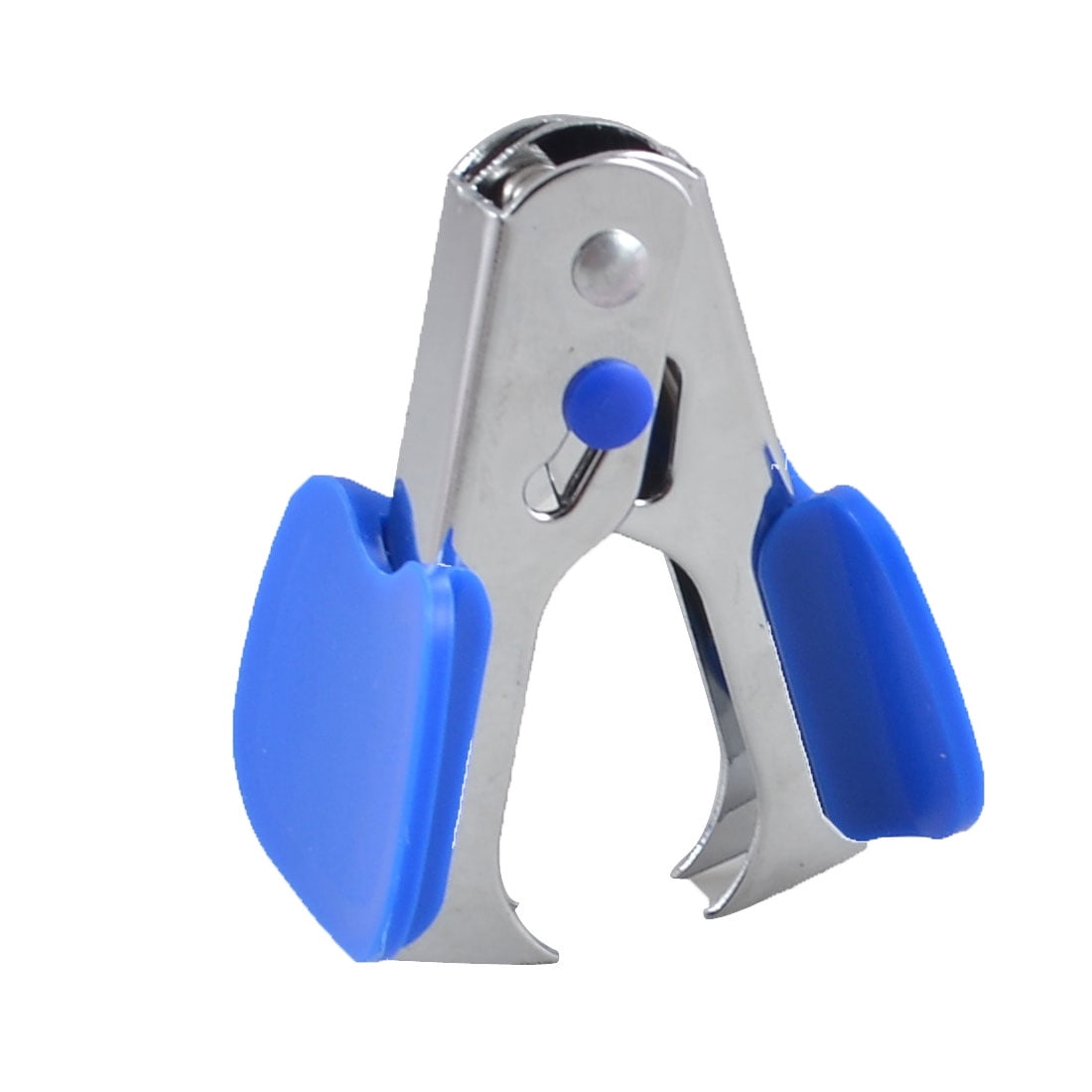 Unique Bargains Office School Steel Jaw Design Hand Locking Blue Staple ...