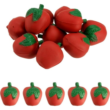 Vasefill 6-Pack Artificial Green Red Pear Pears Fruit Six Pieces Faux ...