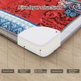 Red Boho Futon Mattress, Extra Thick Japanese Roll Up, Twin Size for ...