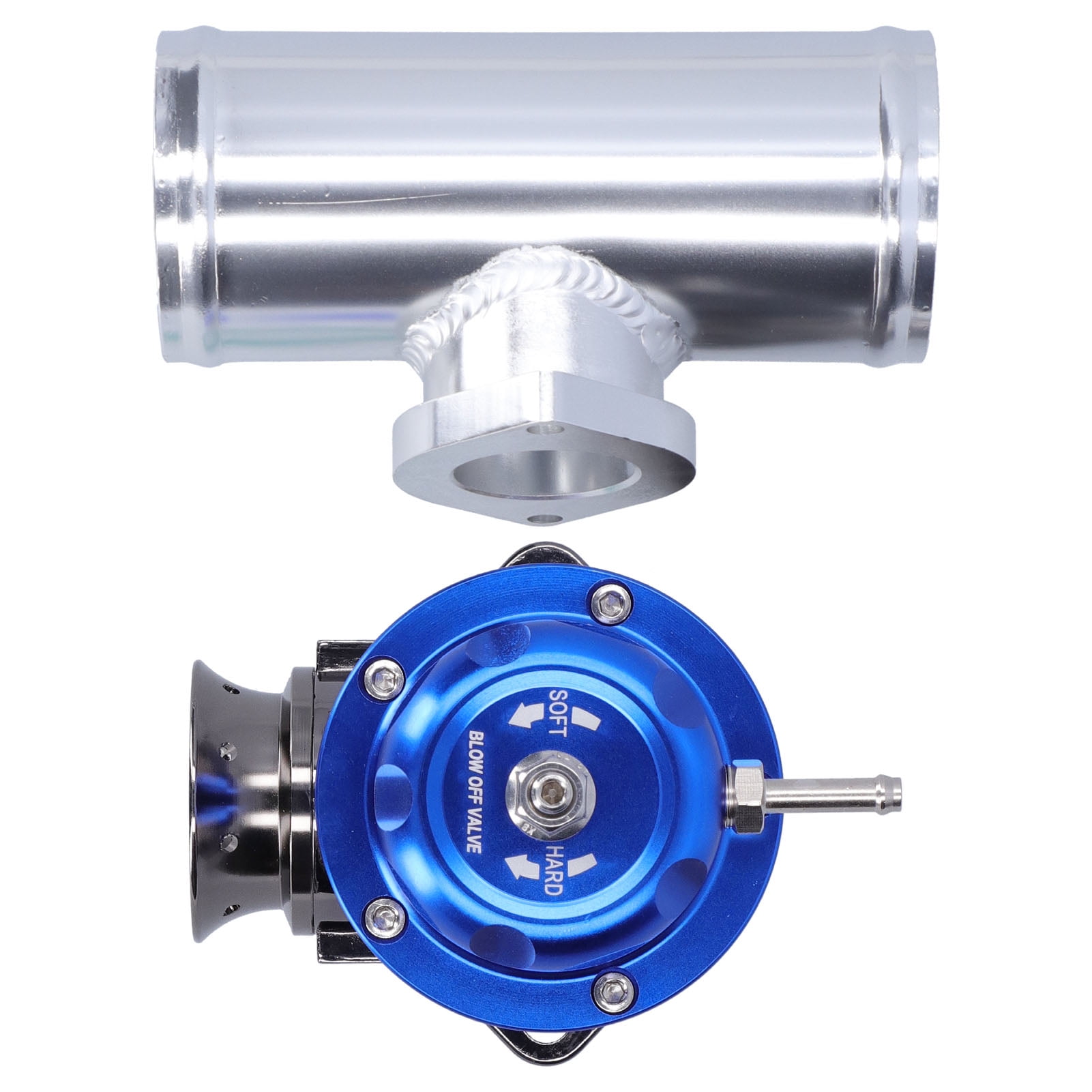 Válvula de Descarga Turbo de Aluminio, tubo con brida de 2,5 Pulgadas ...