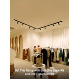 Track Light Kits, Includes 2 x 18W Track Lighting Heads(Warm White)+2 x ...