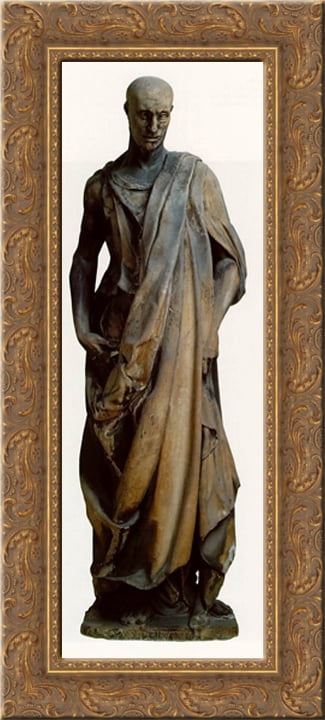 Prophet Habakkuk 14x24 Gold Ornate Wood Framed Canvas Art by Donatello ...