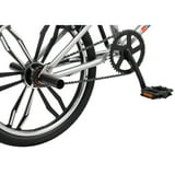 Mongoose Grid Mag 20-Inch BMX Freestyle Bike, Single Speed, Silver ...