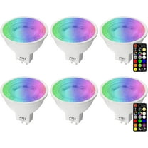 FTL GU10 LED Bulbs, 5W 40W Equivalent, 2700K-6000K RGB Colored ...