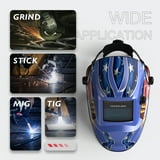 YesWelder True Color Auto-Darkening Welding Helmet, Battery-Powered ...