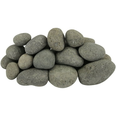 Mexican Beach Pebbles, Round River Rock Landscape Garden Stones 20 ...