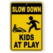 Slow 5 MPH Children And Animals At Play Sign - Walmart.com