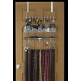 Longstem Organizers Men's 9100 Tie Belt Rack Hanging Valet Accessory ...