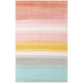 Unique Loom Whimsy Kids Collection Area Rug - Pastel Abstract Rainbow ...