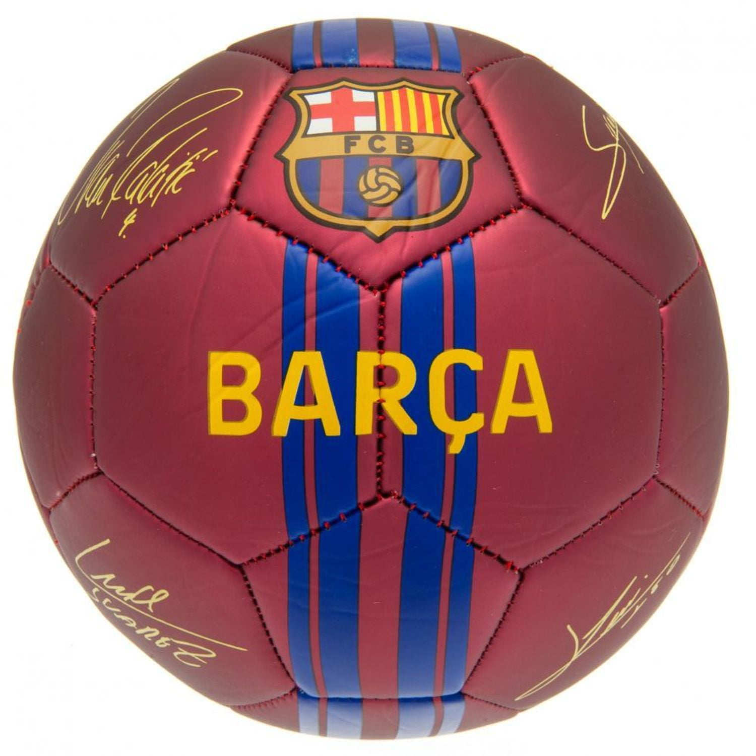 Click here for Fc Barcelona Printed Signature Football prices