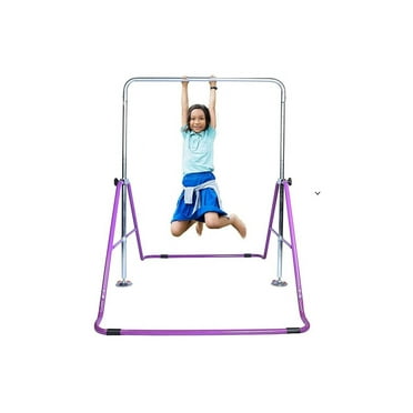 Safly Fun Gymnastics Bar for Kids, Height Adjustable Junior Training ...