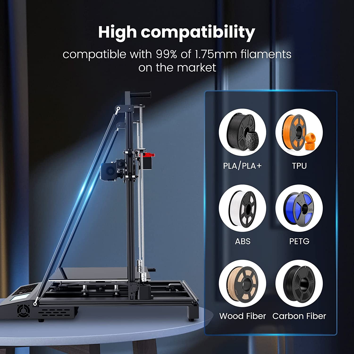 Buy 3D Printer,SUNLU S9 Plus Large 3D Printer, FDM 3D Printers , Clog Detection, Auto Leveling ...