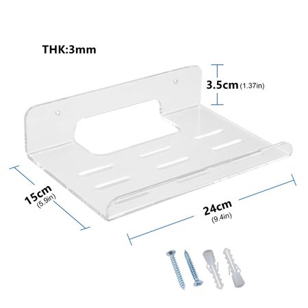WiFi Router Rack Wall Acrylic Projector Under Wireless Network Storage ...