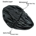 Shower Cap for Men and Women with Box Braid, Locs, Long Curly Hair to ...