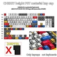 Classical Minimalists Styles 136Key Keycaps Compatible for Full Size ...
