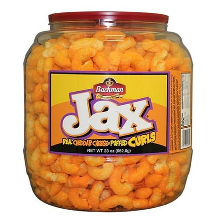 Bachman Jax Real Cheddar Cheese Puffed Curls, 23 oz - Walmart.com