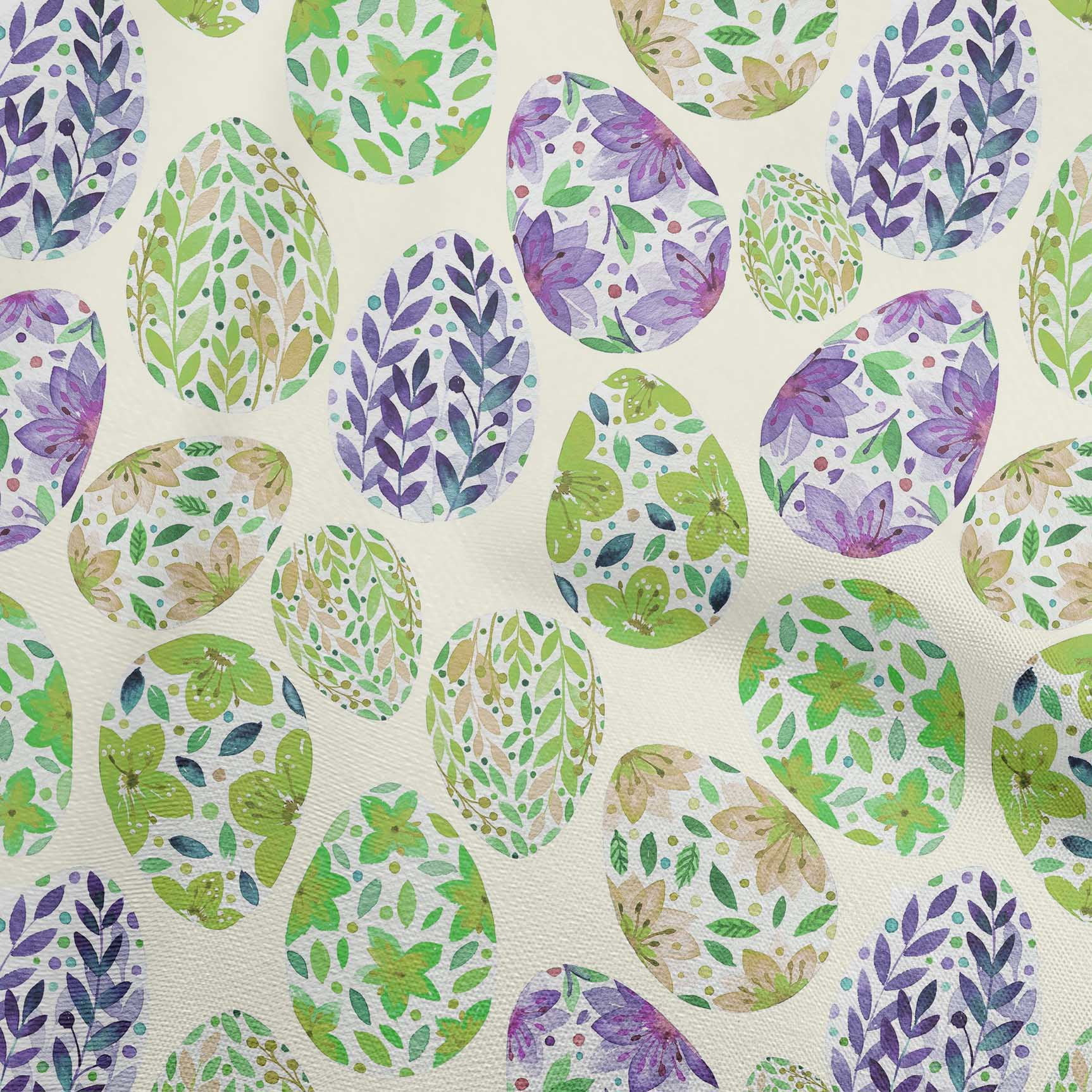 oneOone Rayon Bluish Violet Fabric Map Sewing Material Print Fabric By ...