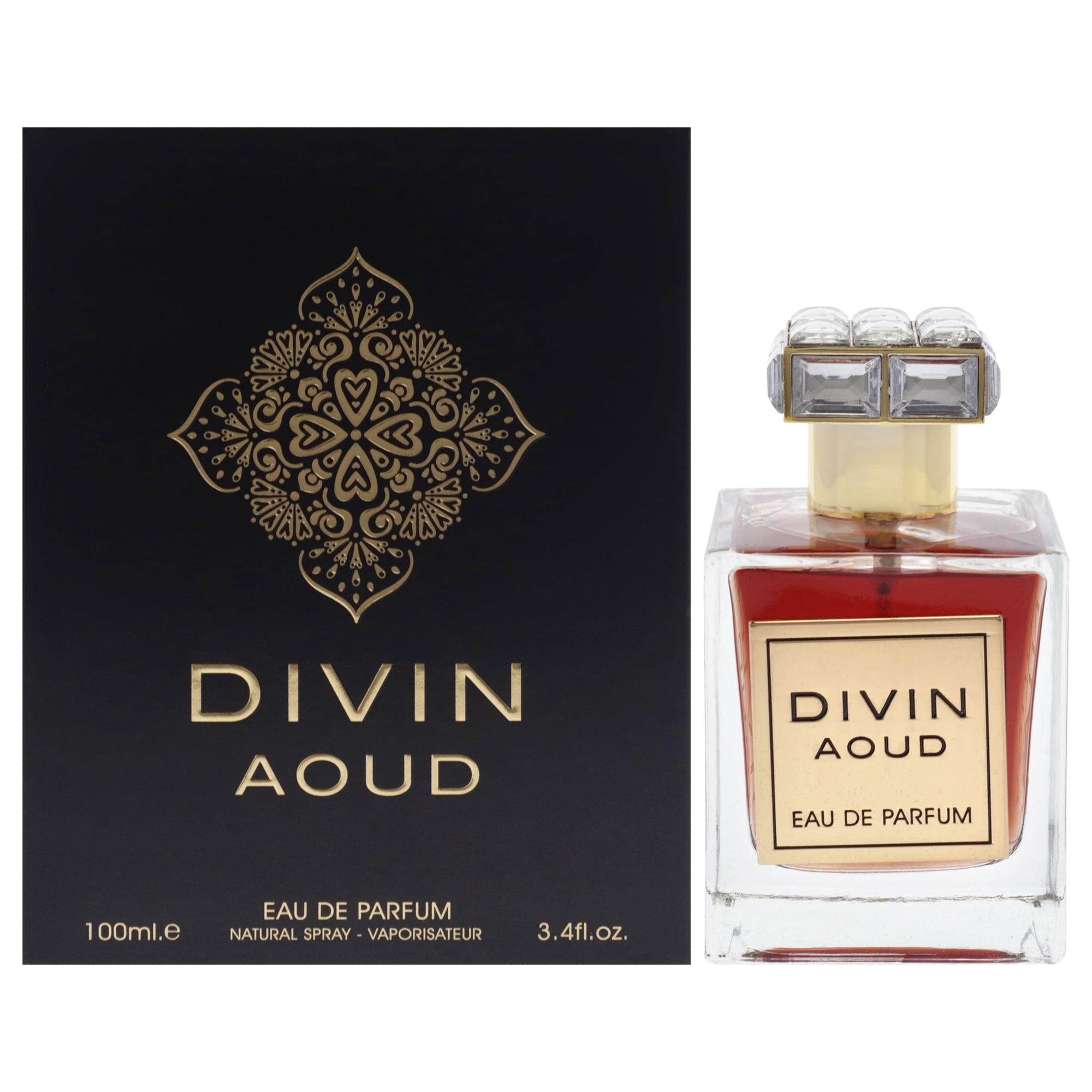 Divin Aoud de Fragrance World para unisex - EDP en spray de 3,4 oz ...