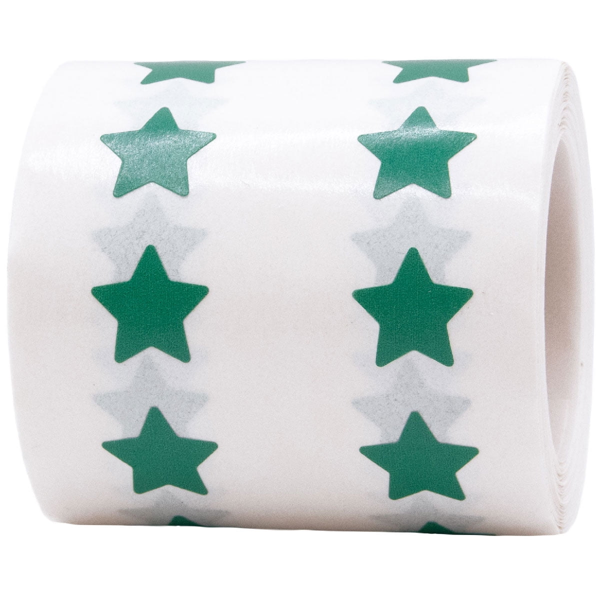 Green Star Stickers, 1/2 Inch Wide, 1000 Labels on a Roll - Walmart.com