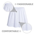 BESTYASH White Layering Half Length Skirt Fake Skirt Extender for ...