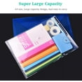 FACEGA Clear Document Folders Transparent Filing Envelopes, Clear, 5 ...