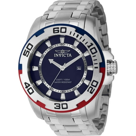 Invicta 39114 Men's Pro Diver Blue Dial Steel Bracelet Watch | Walmart ...