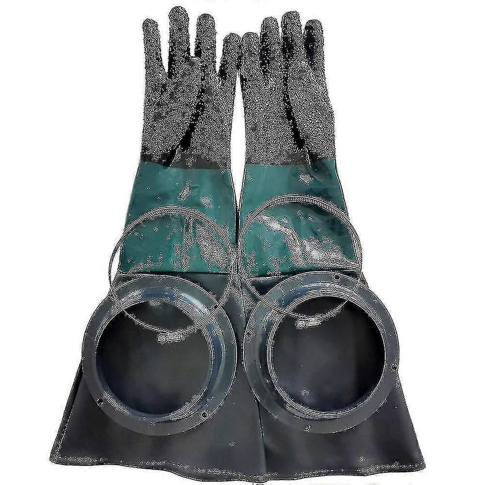 Sandblasting Gloves Sandblaster Parts 60cm With O Rings For Sandblast ...