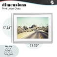 Road Trip Joshua Tree Park Gray Framed Print Under Glass, design by ...