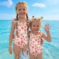 Abcomgle Girls Swimsuits Size 10-12 Strawberry Graphic One Piece Girls ...