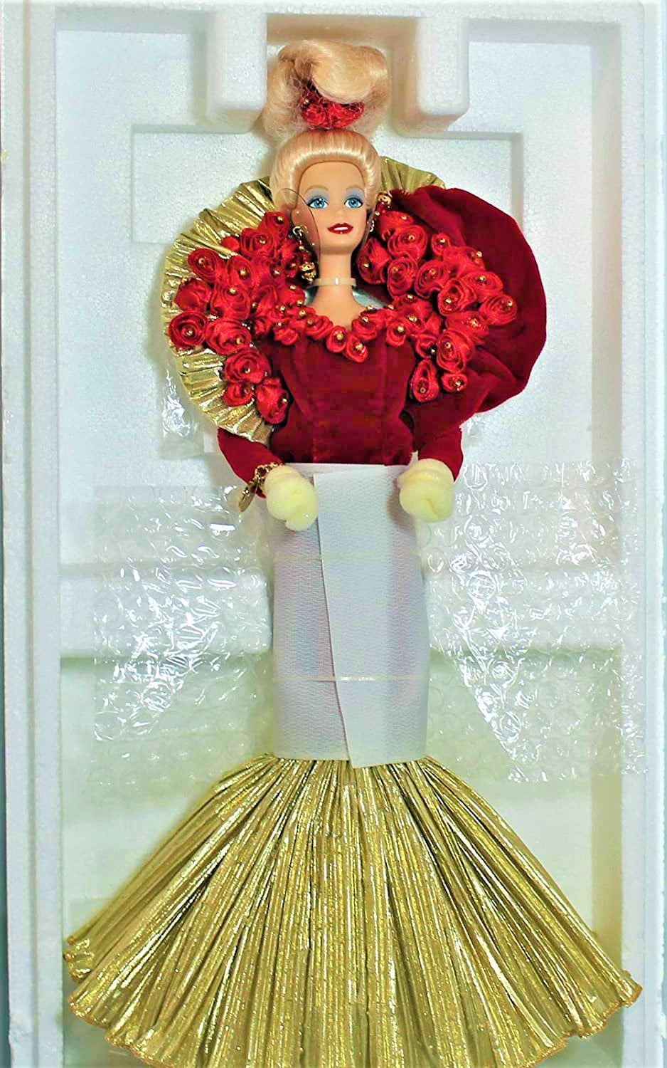 Golden Anniversary Barbie Porcelain Doll 50th Anniversary Limited ...