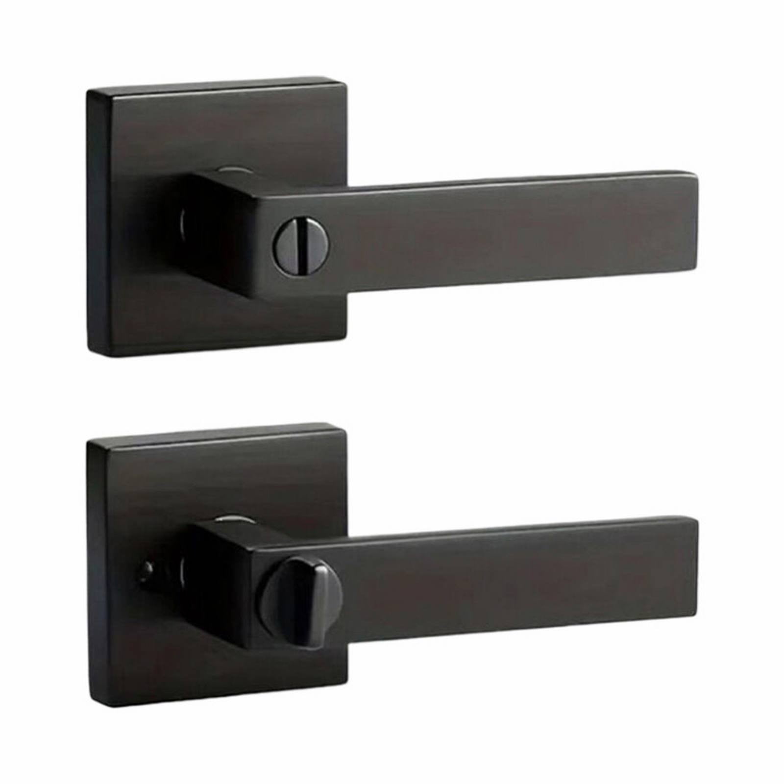 Click here for Qquao Clearance! Matt Black Door Lever Privacy Pas... prices