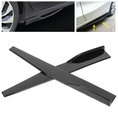 ANGGREK Diffuser Spoiler,2Pcs Universal Side Skirt Rocker Splitters Lip ...