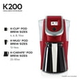 Keurig K200 Single Serve Imperial Red K-Cup Pod Coffee Maker - Walmart.com