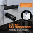 NSF 36" Commercial Countertop Gas Griddle – High-Capacity Cooking with ...
