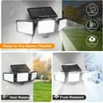 Ever Brite Waterproof Security Lights with 2 Modes Adjustable Heads 72 ...