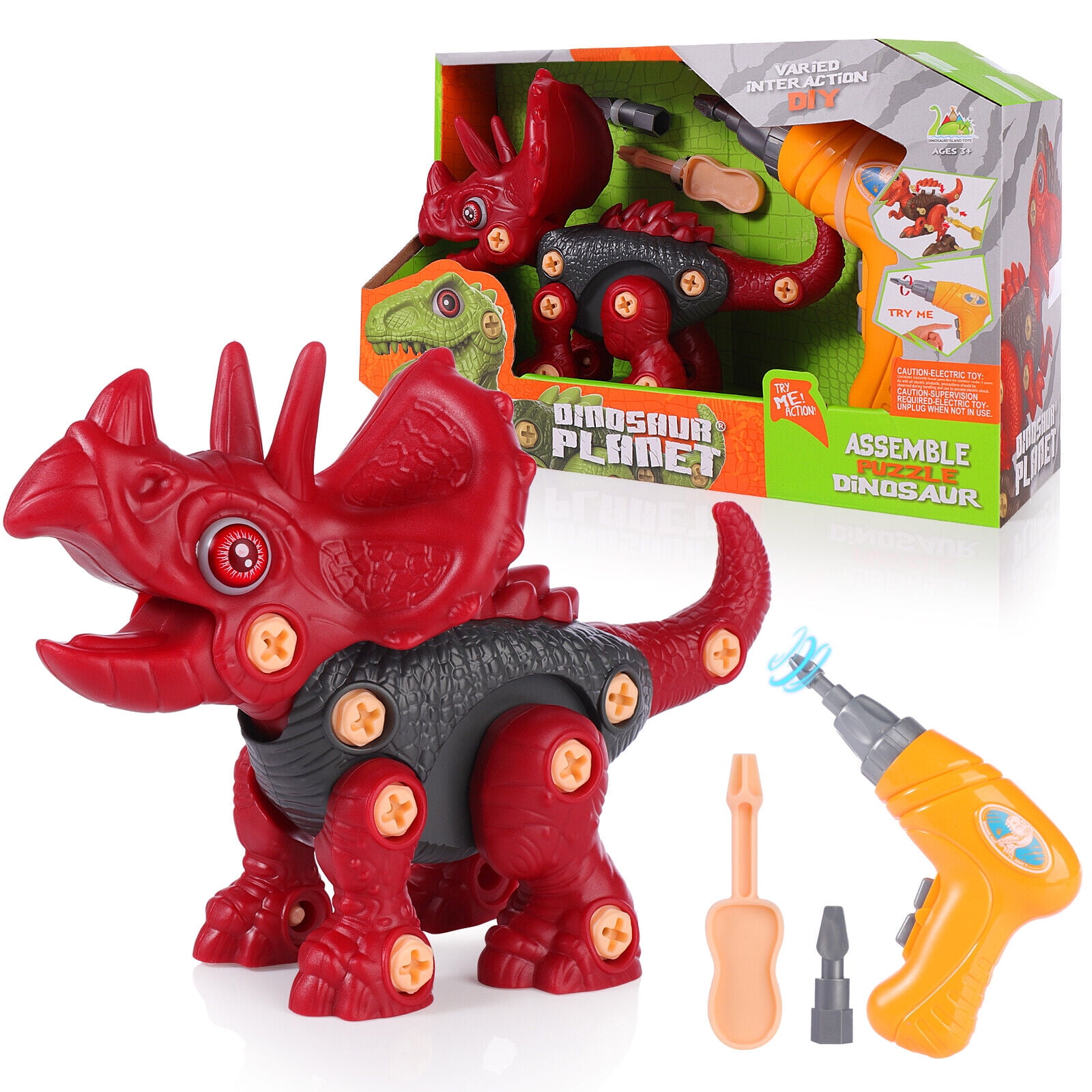 CJC Kids Toys Stem Dinosaur Toy Take Apart Dinosaur Toys for kids with ...