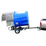 EZ Dunker Portable Commercial Dunk Tank Booth, Wingless Blue, Trailer ...