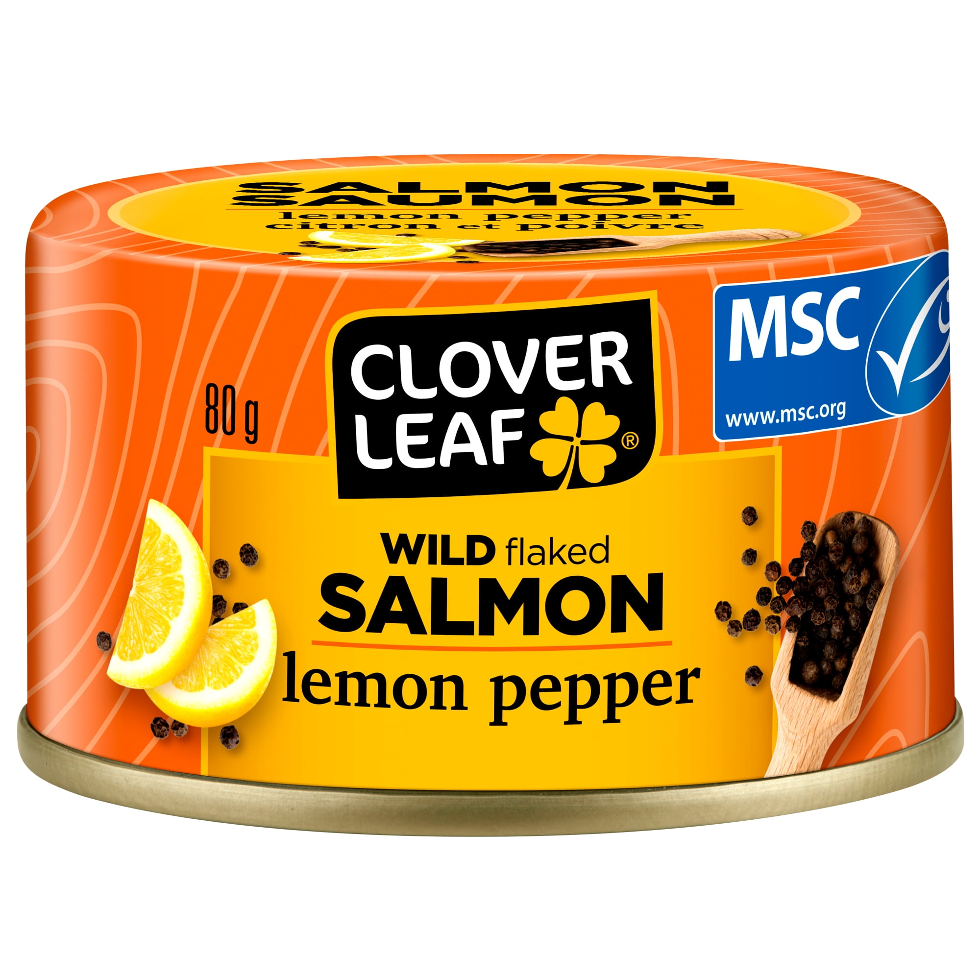 Click here for Clover Leaf Wild Flaked Salmon - Lemon Pepper 80g... prices