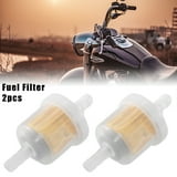 Unique Bargains 2pcs Clear Yellow Plastic Fuel Filters Engine Gas Fuel ...