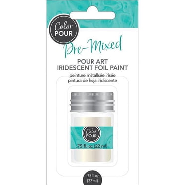 American Crafts Color Pour Pre-Mixed Paint Kit 4/Pkg-Tidal Wave ...